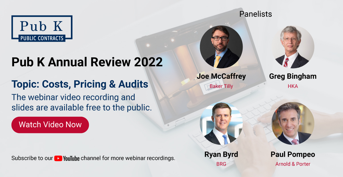 Pub K Annual Review 2022 - Costs, Pricing, and Audits (Session4)