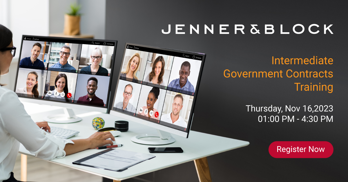 Intermediate Government Contracts Training | Webinar